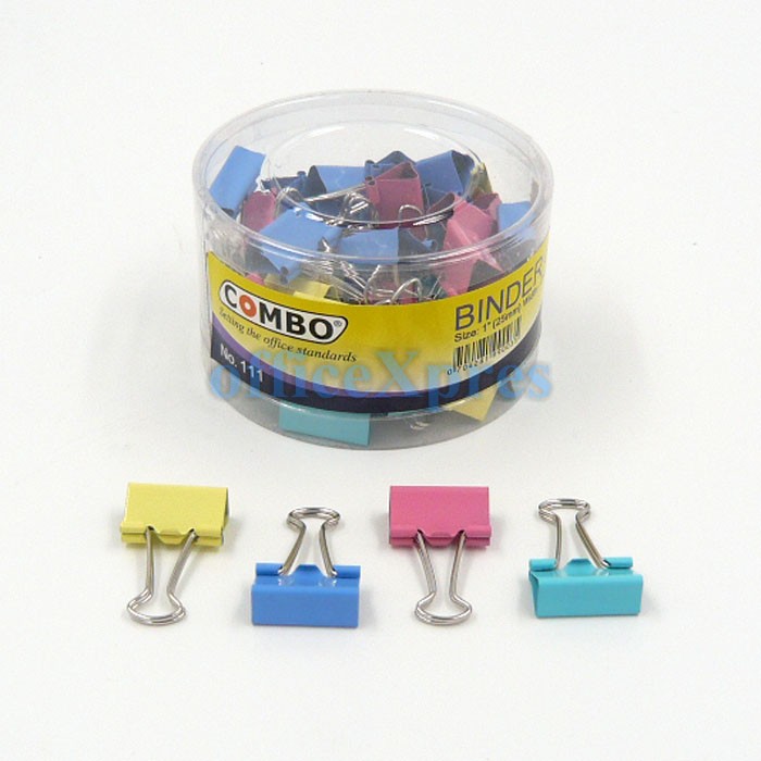 Jual Binder Clip / Klip Kecil / Klip Warna / Penjepit Kertas 111 Combo ...