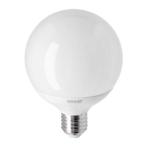 Jual SOLHETTA bohlam LED e27 1055 lumen, bulat putih opal, besar ...