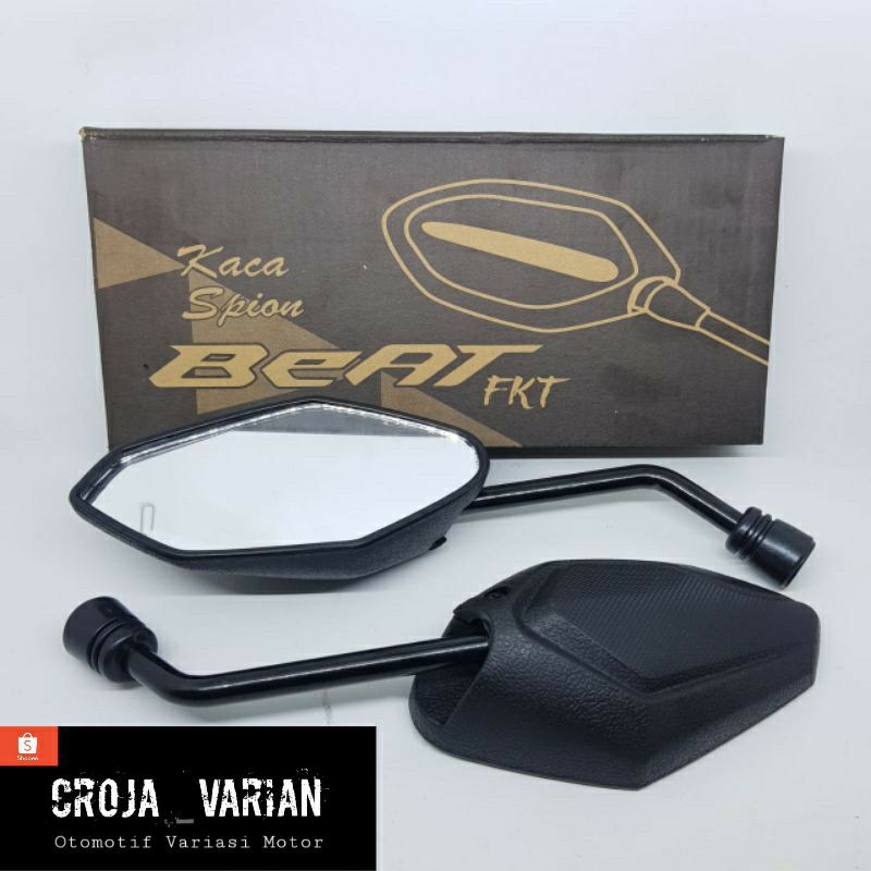 Jual Spion standar honda tangkai hitam beat vario scoopy supra sonic ...