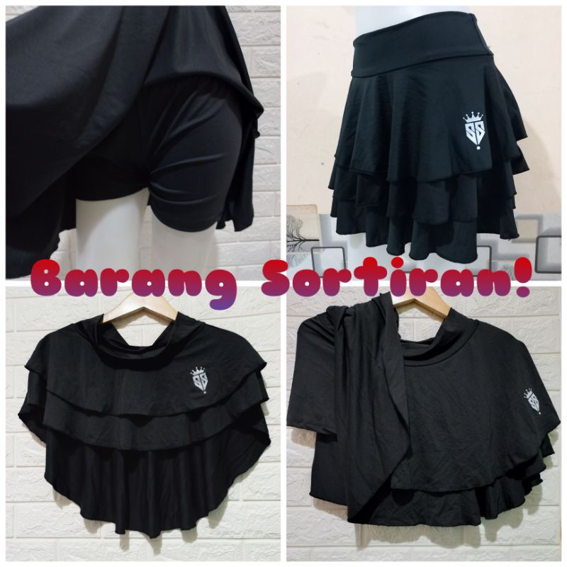 Jual Rok Senam Barang Sortiran/Rok Susun 3/Rok Susun 2/Pinguin High Low ...