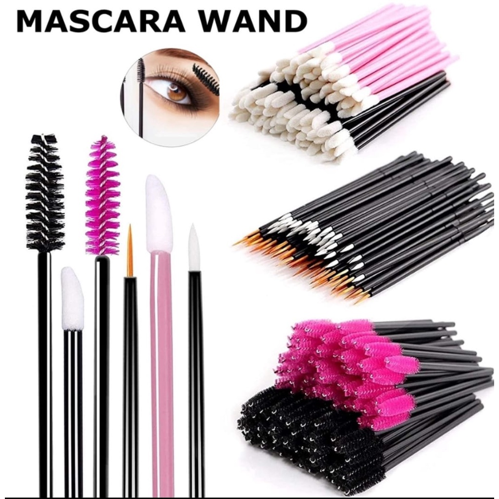 Jual Disposable Lip Wand Brush Applicator Lipstick/mascara Wand ... Jual Disposable Lip Wand Brush Applicator Lipstick/mascara Wand ...