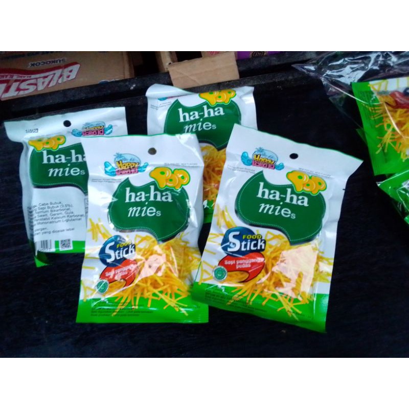Jual ha ha mie stick happy island rasa sapi panggang 1 pak isi 10 pcs 24 g | Shopee Indonesia