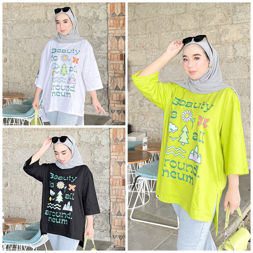 Jual NEUM | BEAUTY OVERSZE | kaos wanita | kaos jumbo | kaos viral ...