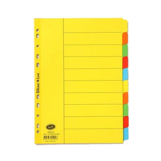Jual Bantex 6050-00 Carton Divider A4 10 Dividers ( 1 Set - 10 Warna ...