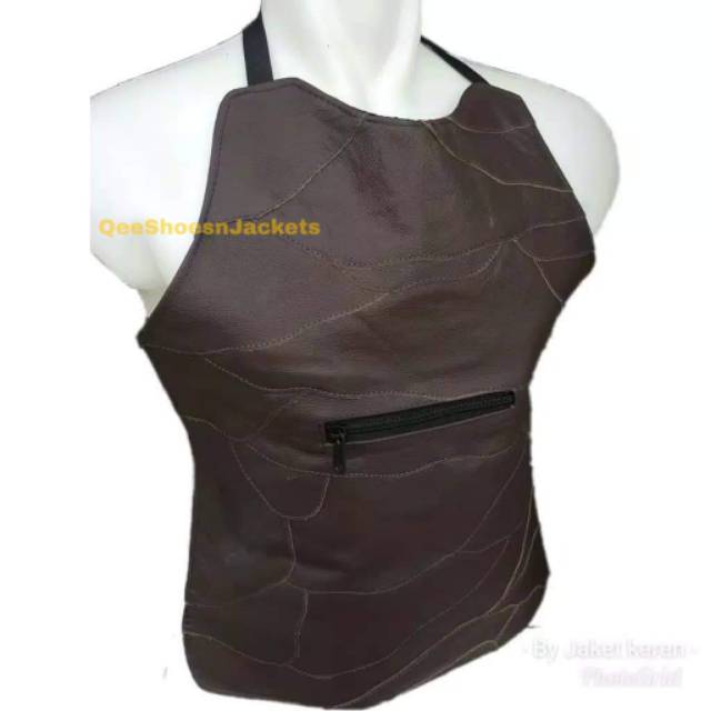 Jual Rompi Kulit Asli Pria Multi Fungsi- ROMPI MOTOR / ROMPI DADA Hitam ...