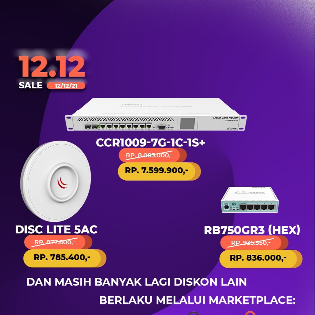 Toko Online Mikrotik Official Shop | Shopee Indonesia