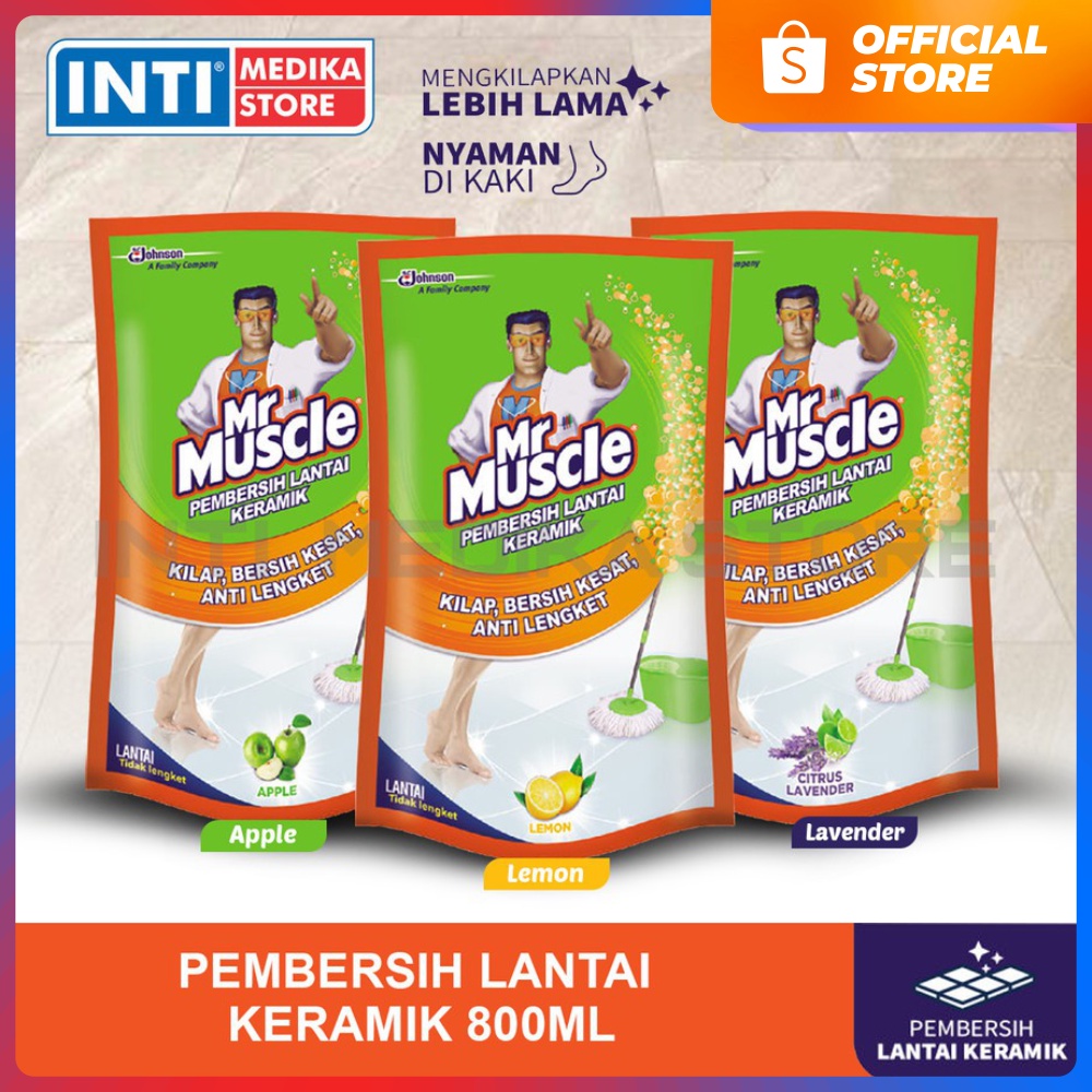 Jual MR MUSCLE - Pembersih Lantai Keramik Refill 720ml | Pengkilap ...