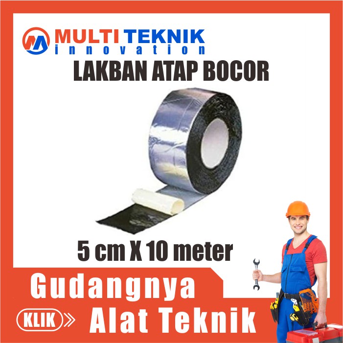 Jual Lakban Anti Bocor Anti Air Flashband Lem Atap Seng Asbes Tambal Penambal Genteng Talang ...