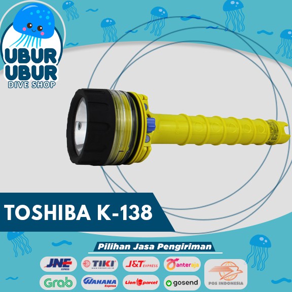 Jual Senter Selam/Diving Torch Toshiba K-138 Halogen | Shopee Indonesia