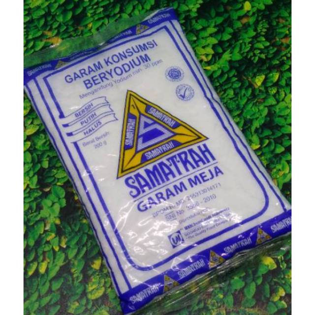GARAM MEJA SAMATRAH 200 GRAM 5 PCS GARAM DAPUR GARAM HALUS BERYODIUM 30