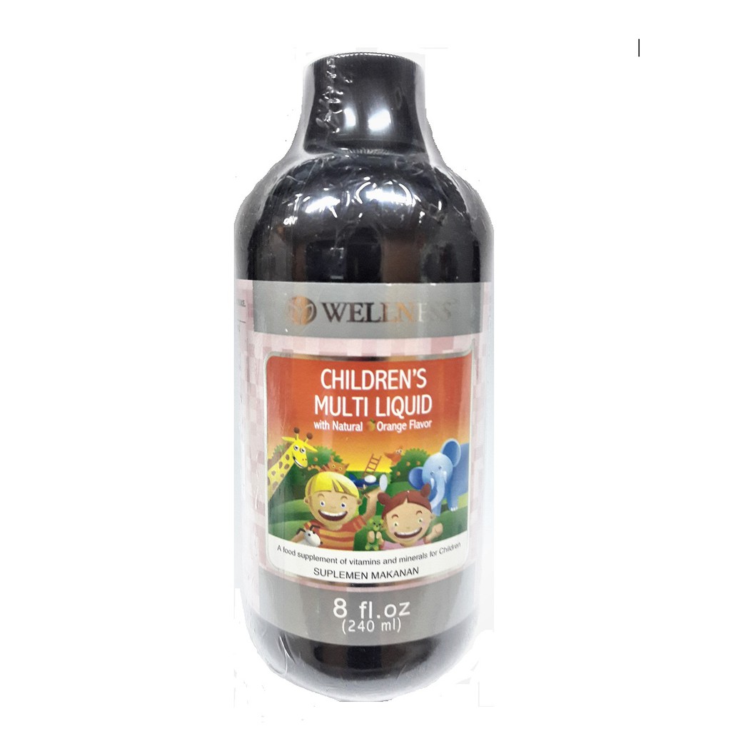 Wellness Children's Multi Liquid ( 240 ml - 8 Oz ) B69010 | Shopee ...