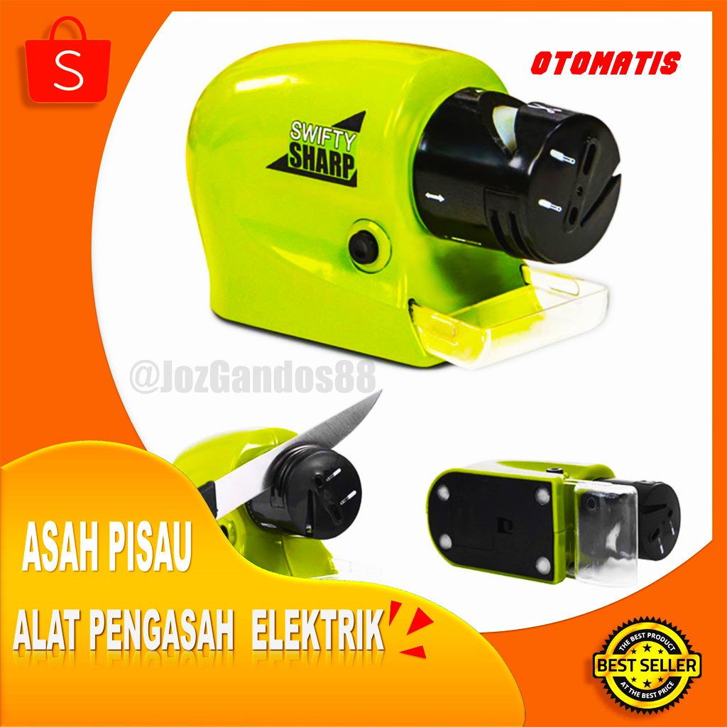 Jual Swifty Sharp /Alat Pengasah Pisau Elektrik Otomatis/ Asah Pisau | Shopee Indonesia