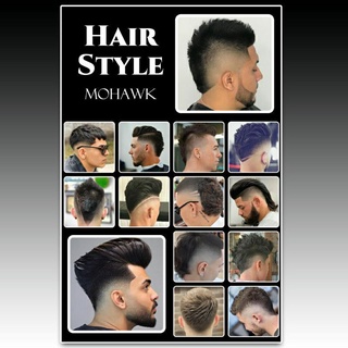 Jual Poster Gambar Foto model Rambut Barber shop Pakat 6 lembar ...