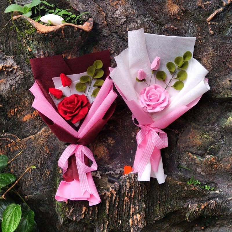 Buket Bunga Mini Mawar / Buket bunga flanel murah / Buket bunga wisuda ... Buket Bunga Mini Mawar / Buket bunga flanel murah / Buket bunga wisuda ...