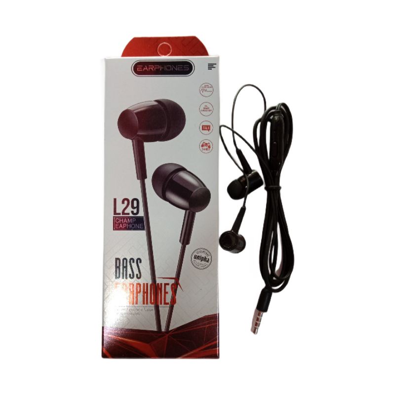 Jual HEADSET L29 EARPHONE (HF HENSET) | Shopee Indonesia