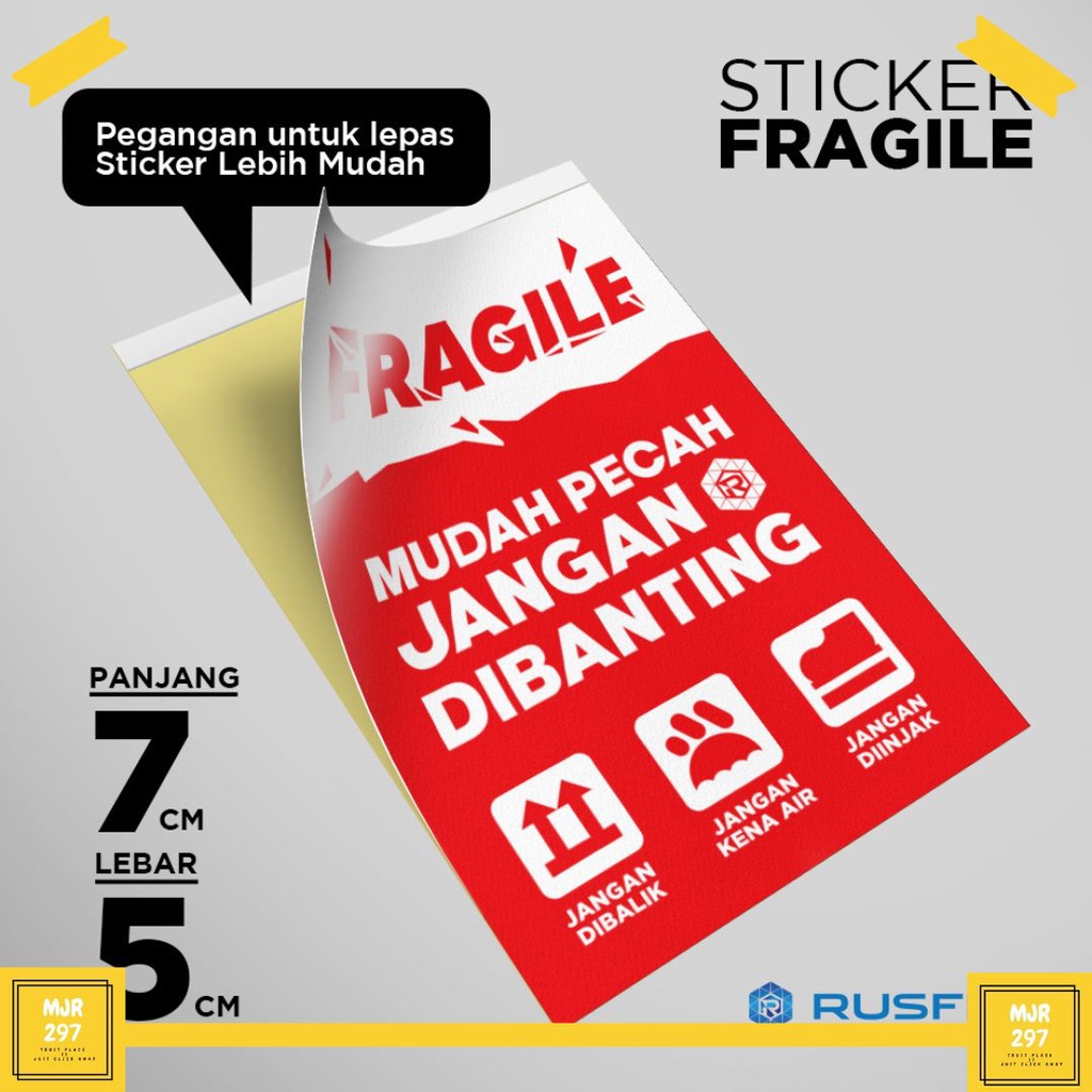 Jual STICKER UNBOXING STIKER FRAGILE UNBOXING LABEL PENGIRIMAN ONLINE ...