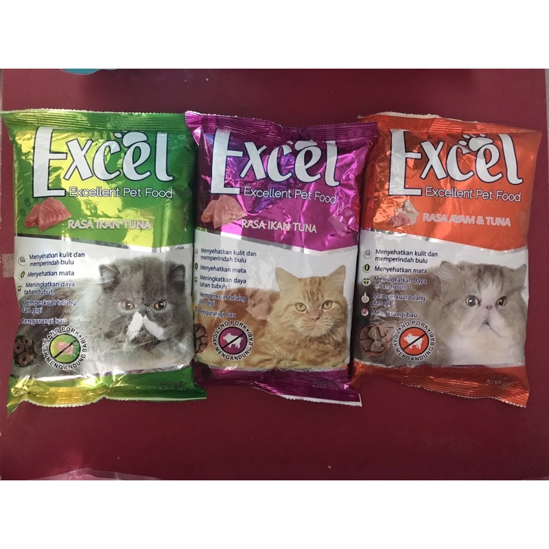 Jual Excel Cat Food 500gr All Variant | Shopee Indonesia
