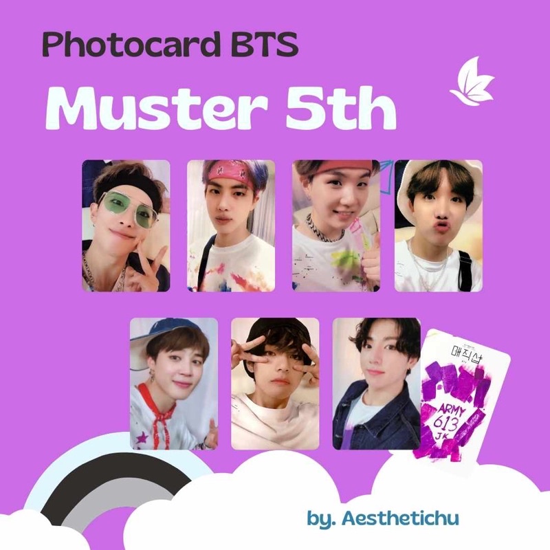 Jual PHOTOCARD BTS MUSTER 5TH (UNOFF) | Shopee Indonesia
