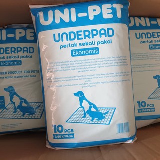 Jual UNDERPAD UNI-PET PERLAK ALAS HEWAN ANJING KUCING KELINCI TOILET ...