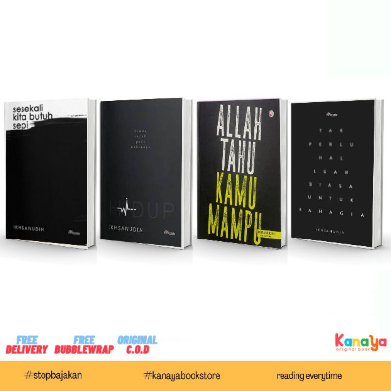 Jual Paket Buku Kang Ikhsan Hidup & Sesekali Butuh Sepi Allah Tahu Kamu ... Jual Paket Buku Kang Ikhsan Hidup & Sesekali Butuh Sepi Allah Tahu Kamu ...