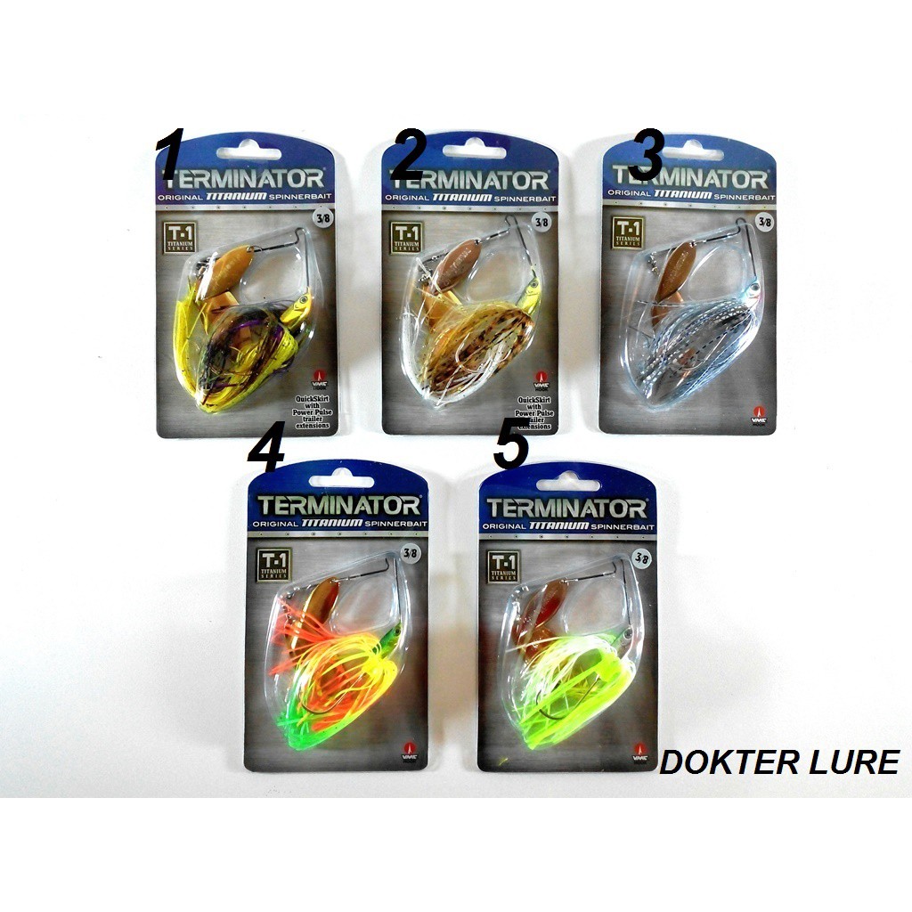 Jual LURE SPINNERBAIT TERMINATOR ORIGINAL TITANIUM 10gr | Shopee Indonesia