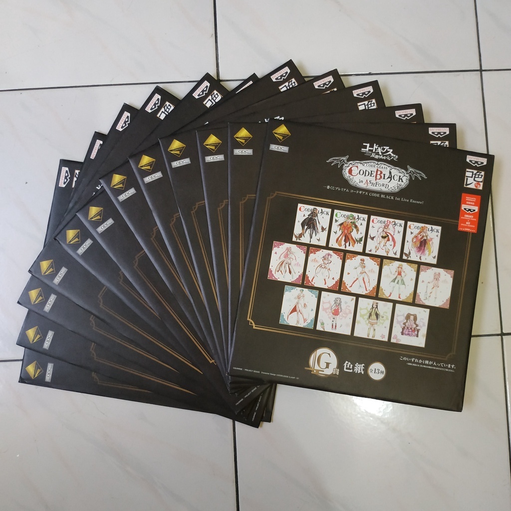 Jual Code Geass Kertas Tanda Tangan (Shikishi) Ichiban Kuji G Prize ...