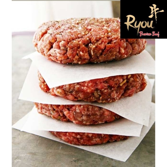 Jual BEEF PATTY PREMIUM 1000g 1kg MINCED BEEF PATTY DAGING SAPI BURGER ...