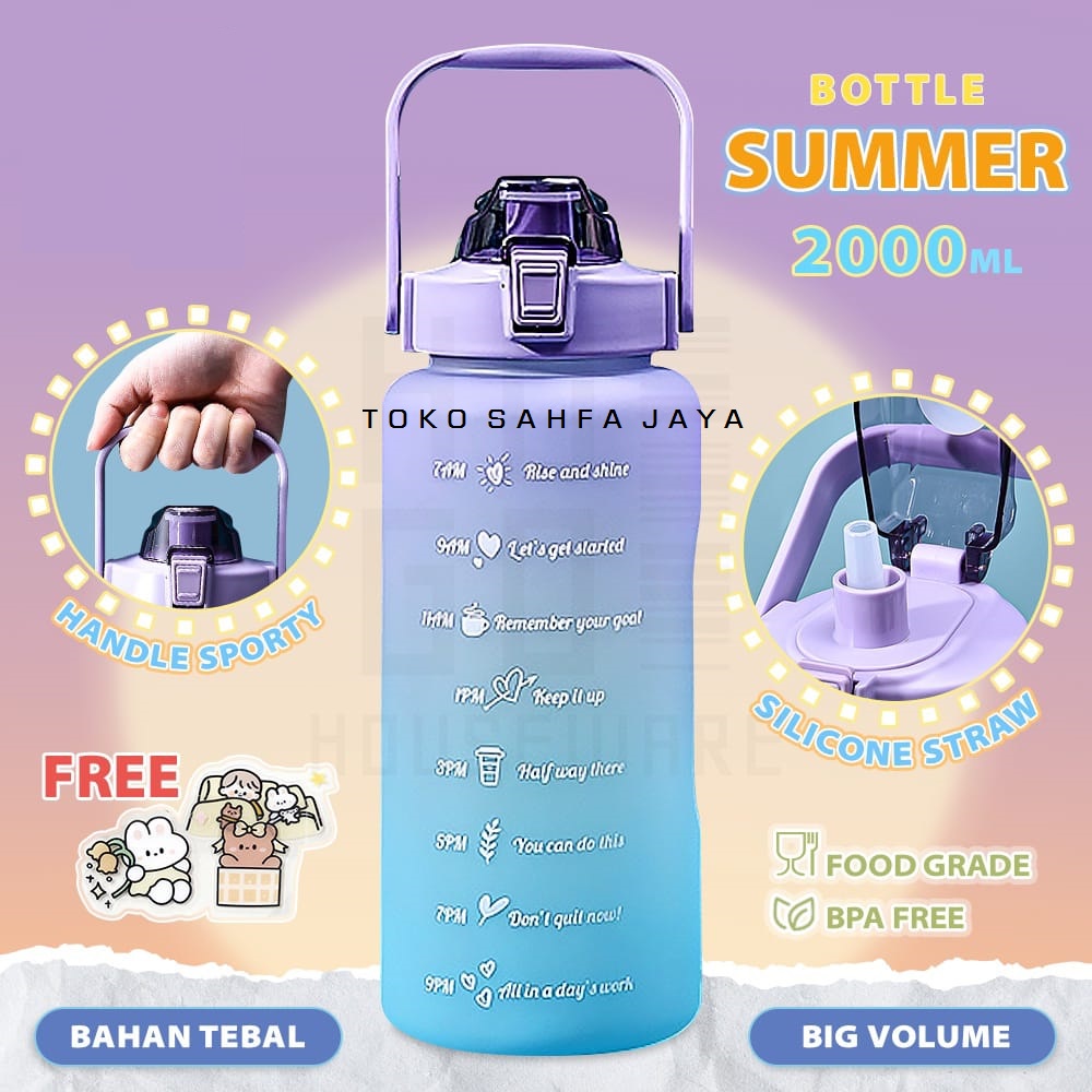 Jual BOTOL MINUMAN VIRAL PLUS STIKER DAN KARAKTER 3D BOTOL MINUM ...