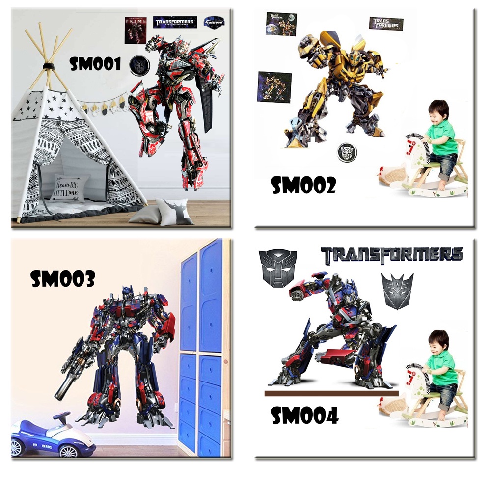 Jual METH WALL STICKER 60X90 TRANSFORMER ROBOT TRANSFORMER SENTINEL ...