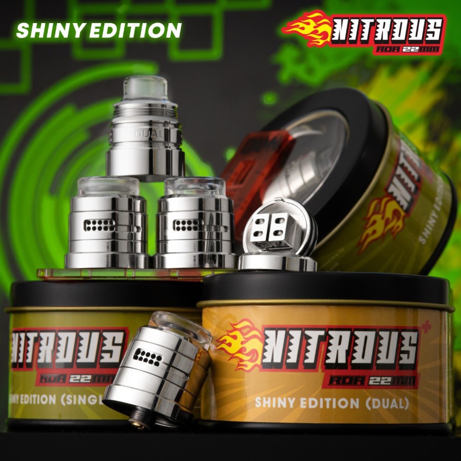 Jual Nitrous Shiny Edition Single RDA 22MM by Sarang Vapers x Damn Vape ...