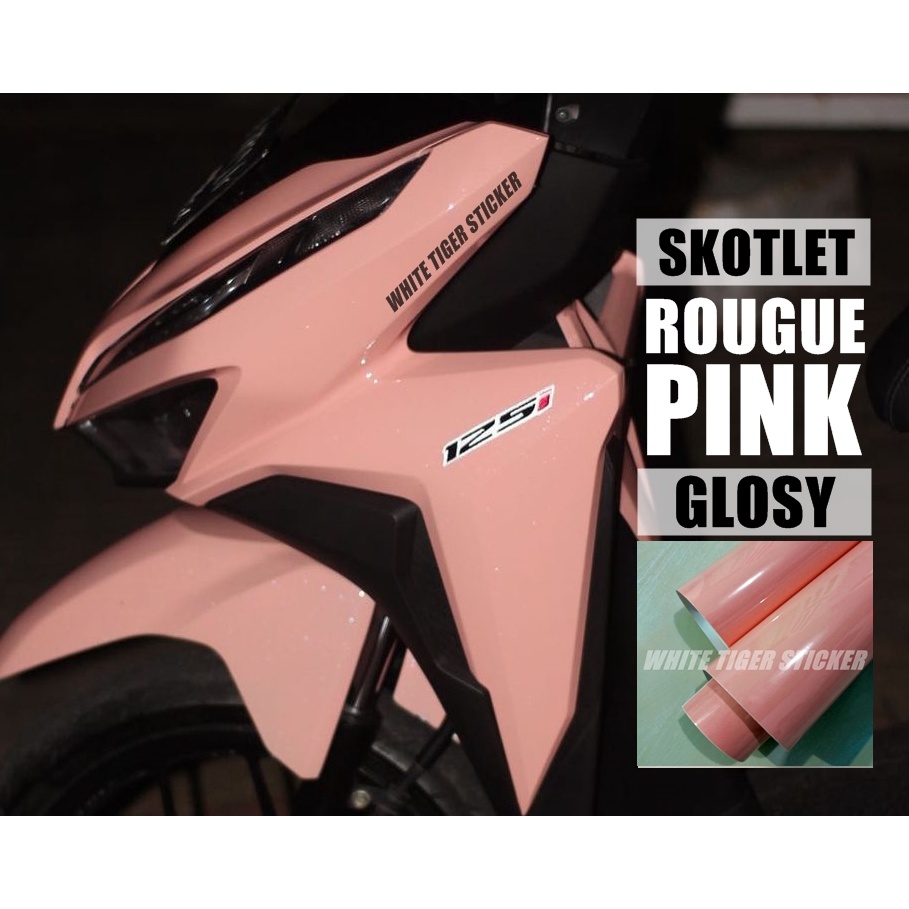 Jual SKOTLET STIKER MOTOR PINK PASTEL ROGUE LIMITED SCOTLITE PINK ...