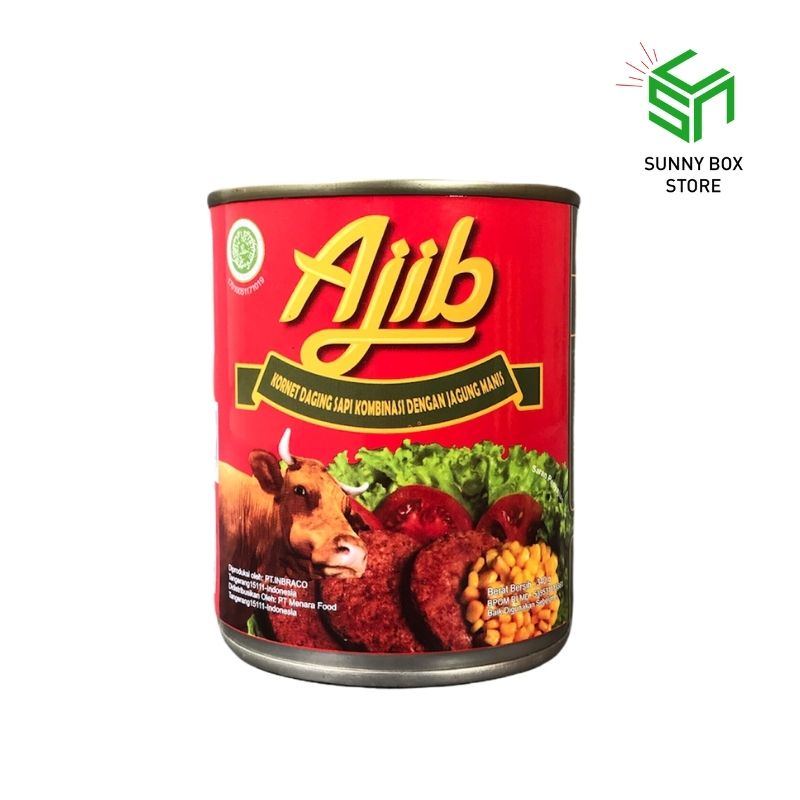 Jual Kornet Sapi Jagung Corned Beef Corn Ajib 340gr | Shopee Indonesia