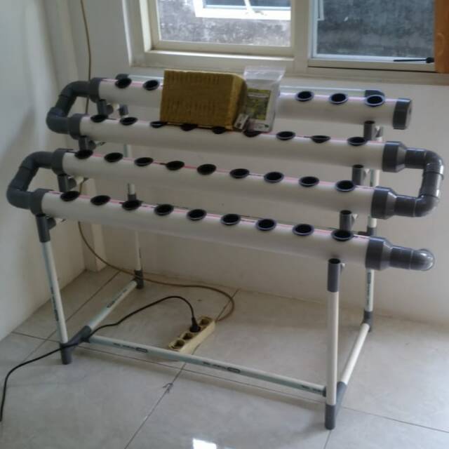 Jual Hidroponik Set Instalasi Hidroponik Fullset Murah 36 Lubang ...
