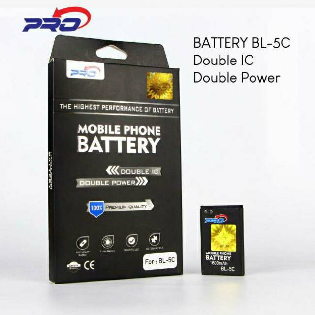 Jual BATERAI NOKIA BL-5C / BATTERY BL-5C PRO | Shopee Indonesia