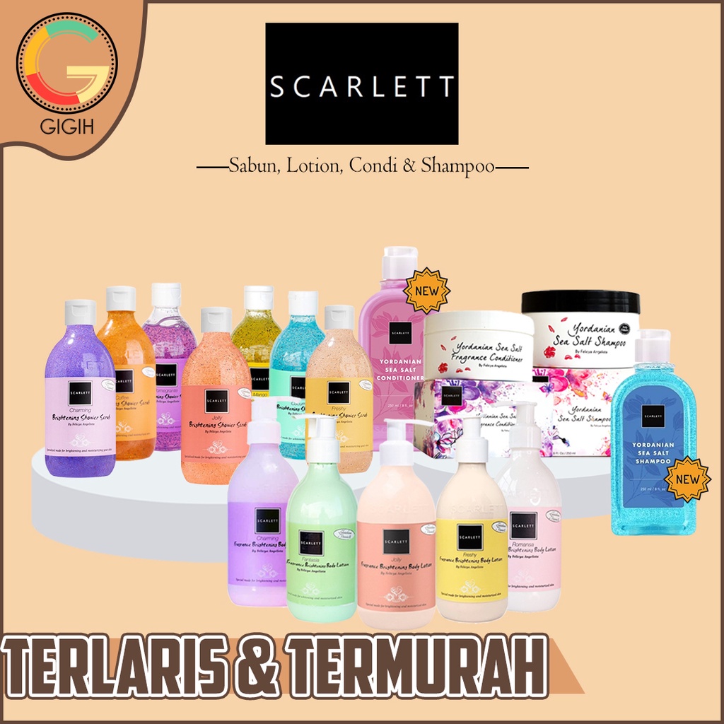 Jual SCARLETT WHITENING HANDBODY / SCRUB / SABUN / SHAMPOO ...