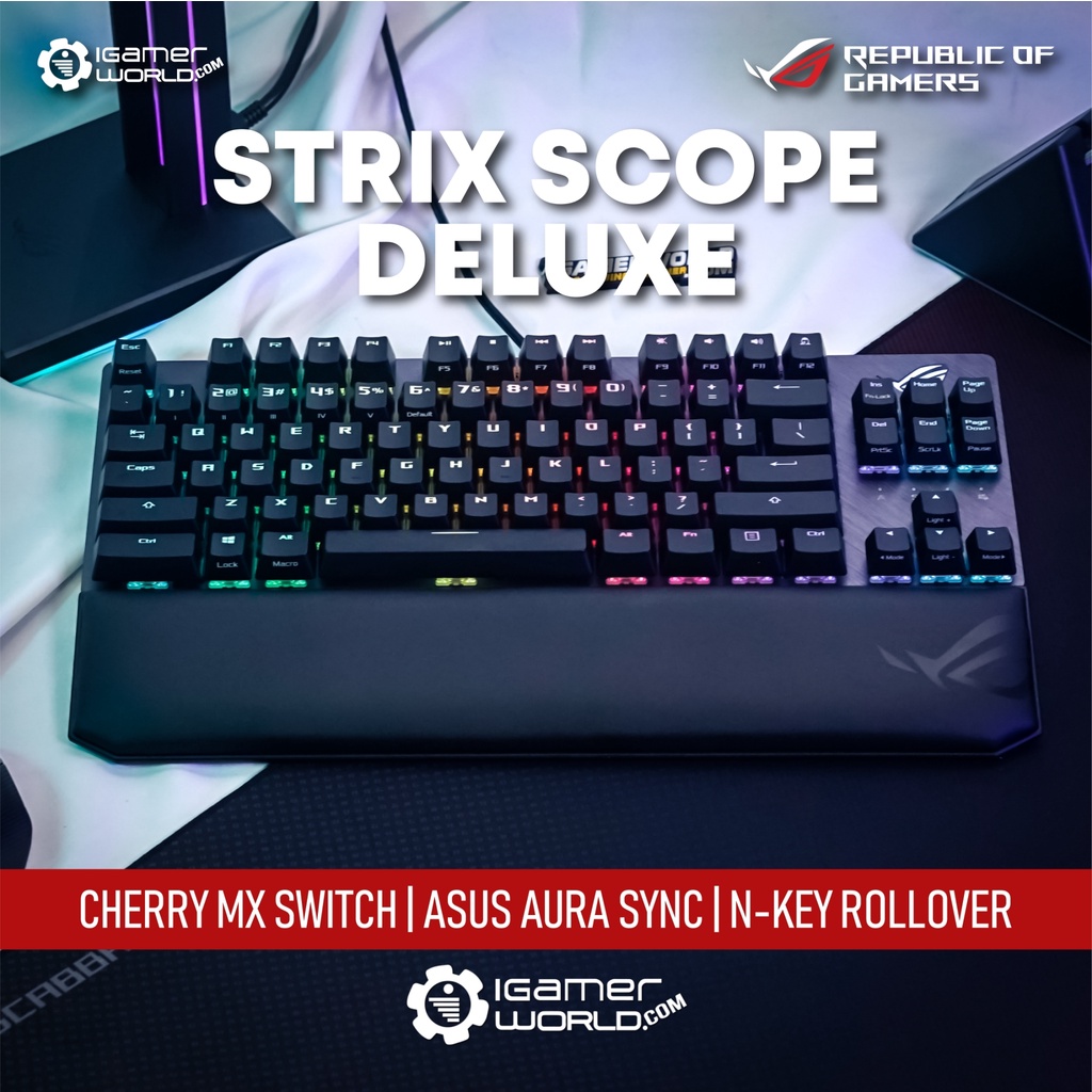 Jual ASUS ROG Strix Scope TKL Deluxe Mechanical Gaming Keyboard ...