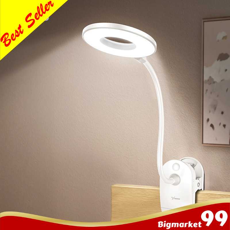 Jual Lampu Meja Belajar LED Clip Bulat Melingkar Circle Design 5700 ...