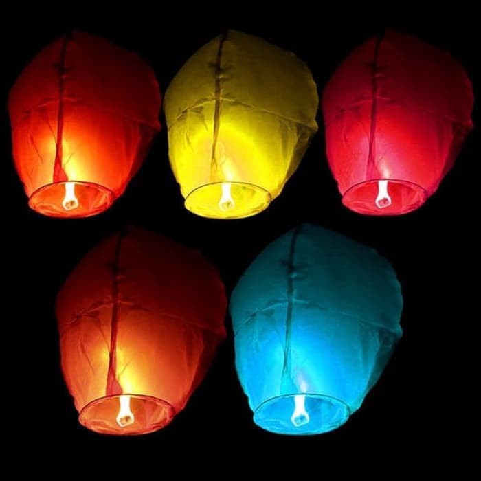 Jual Lampion Terbang / Flying Sky Lanterns / Lentera Terbang Indonesia ...
