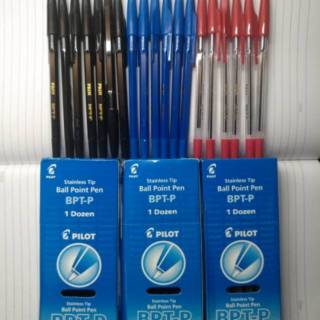 Jual Pulpen Ballpoint Pilot BPTP BPT-P 0.7 Hitam Biru Merah Indonesia ...