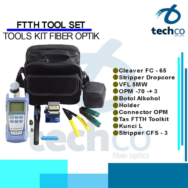 Jual toolkit FTTH set alat kerja fiber optik | Shopee Indonesia