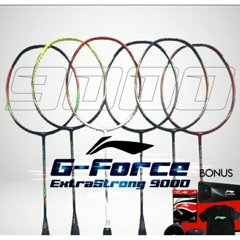 Jual RAKET BADMINTON LI-NING G-FORCE 9000 ( TERMURAH ) | Shopee Indonesia