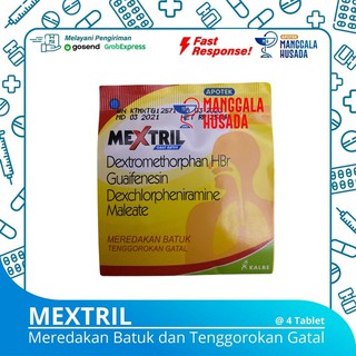 Jual MEXTRIL OBAT BATUK PER STRIP @ 4 TABLET | Shopee Indonesia