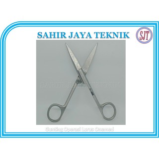 Jual Gunting Operasi Bedah Lurus 14cm Onemed Tajam Tajam/Tajam Tumpul ...