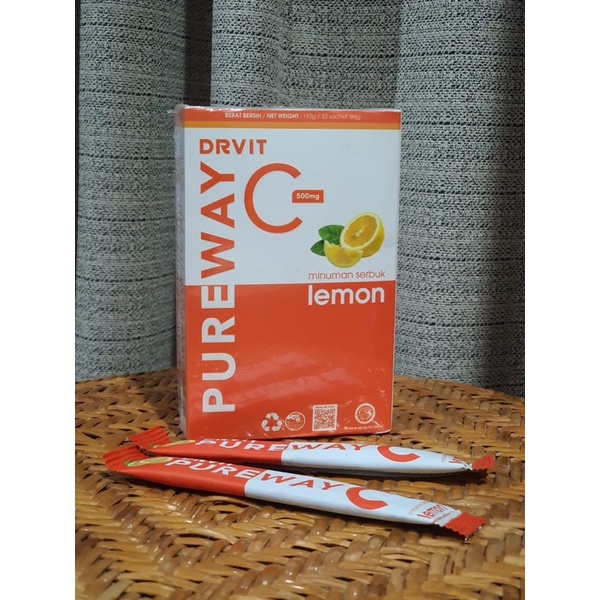 Jual Vitamin C Pureway C 500mg isi 32 sachet | Shopee Indonesia