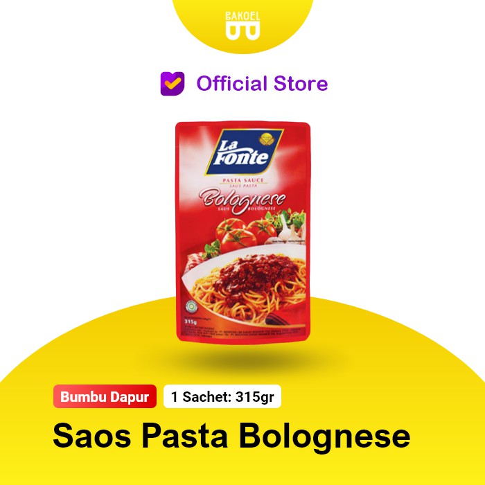 Jual Bumbu / Saos Spaghetti Bolognese - La Fonte - Bakoel Sayur Online ...