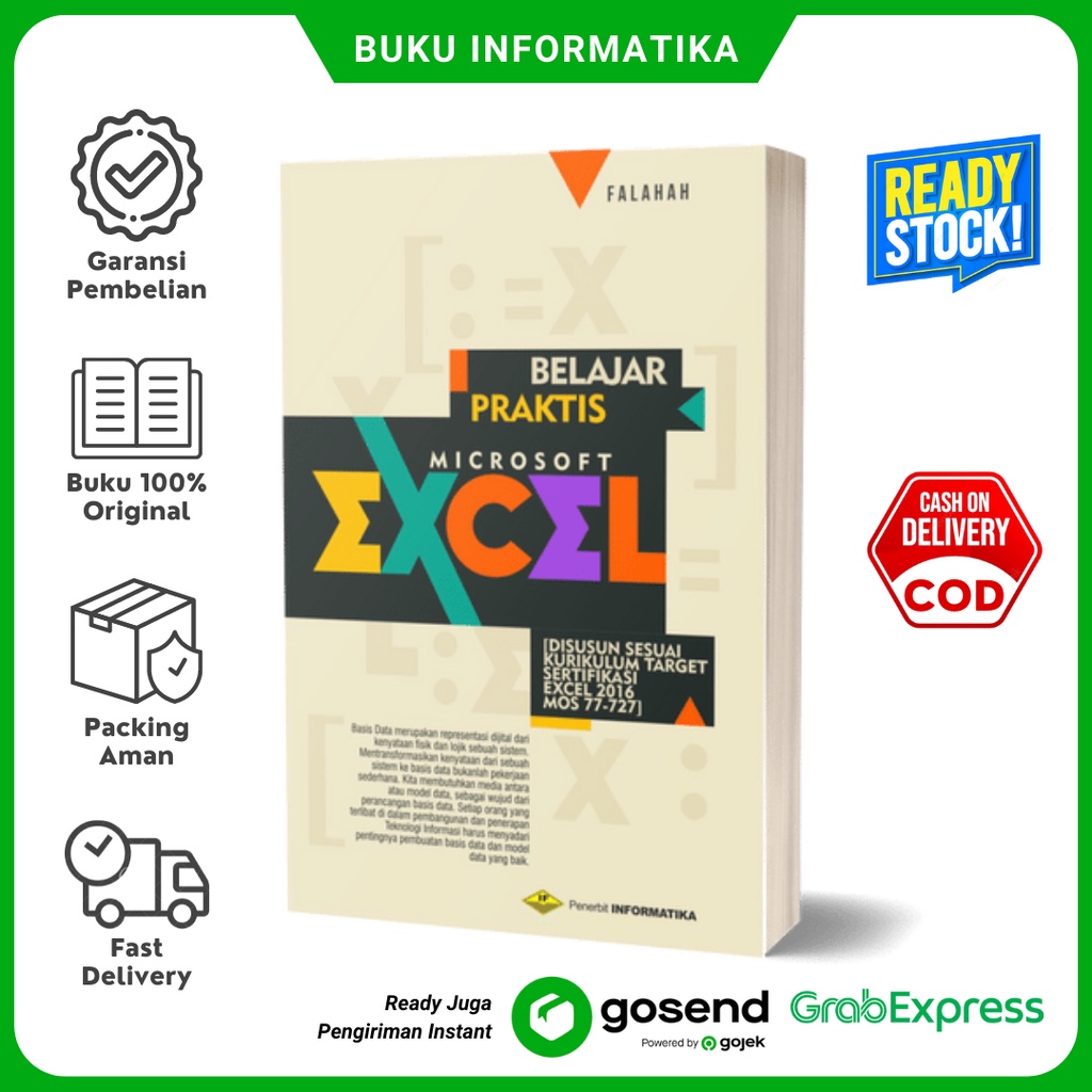 Jual Buku Belajar Praktis Microsoft Excel + Bonus CD | Shopee Indonesia
