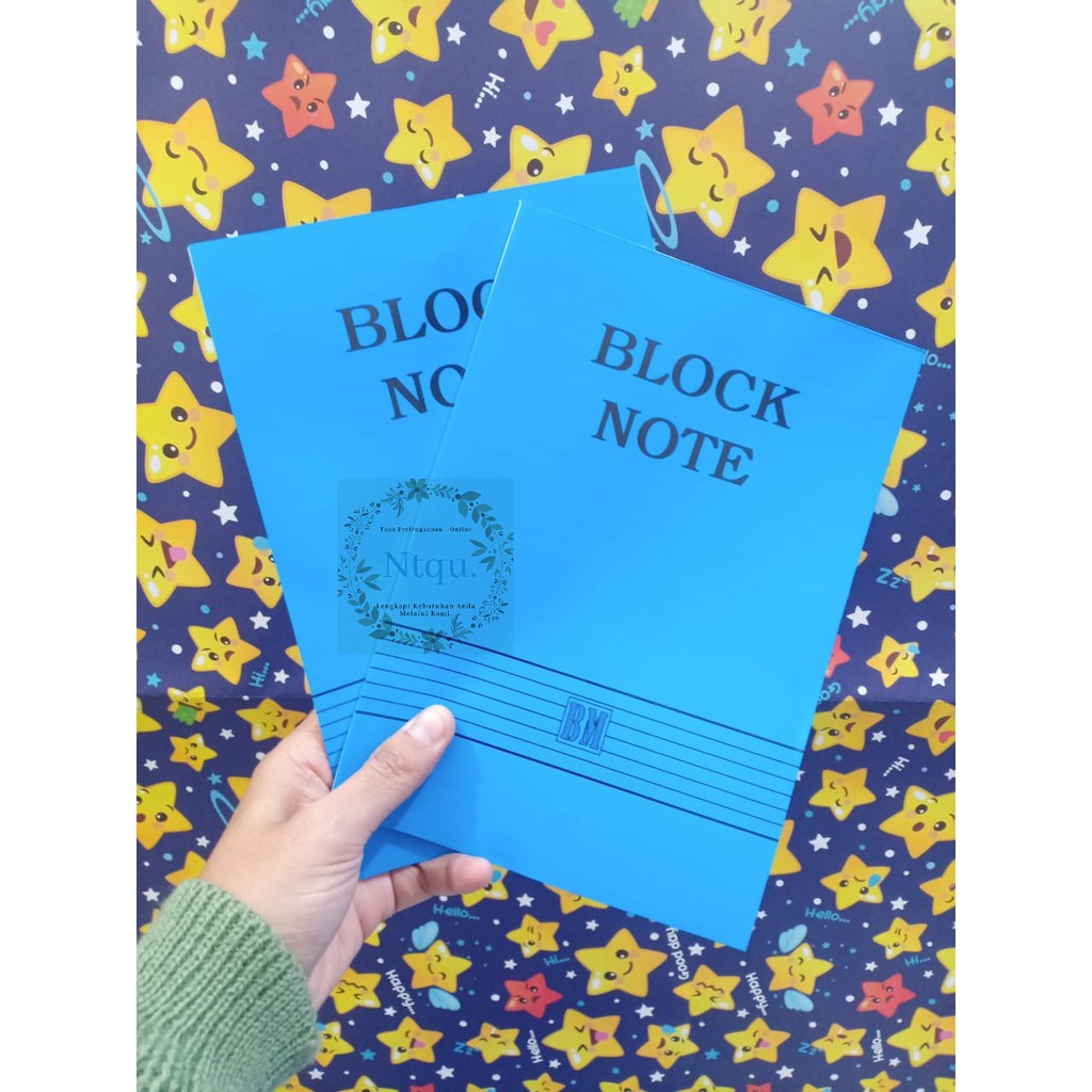 Jual BUKU BLOCK NOTE BM PRIMA / BUKU NOTE GARIS | Shopee Indonesia
