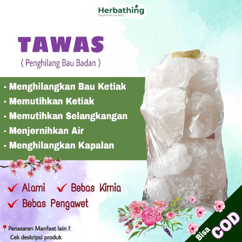 Jual Tawas 100 gr | Tawas Ketiak | Tawas Deodoran | Batu Tawas ...