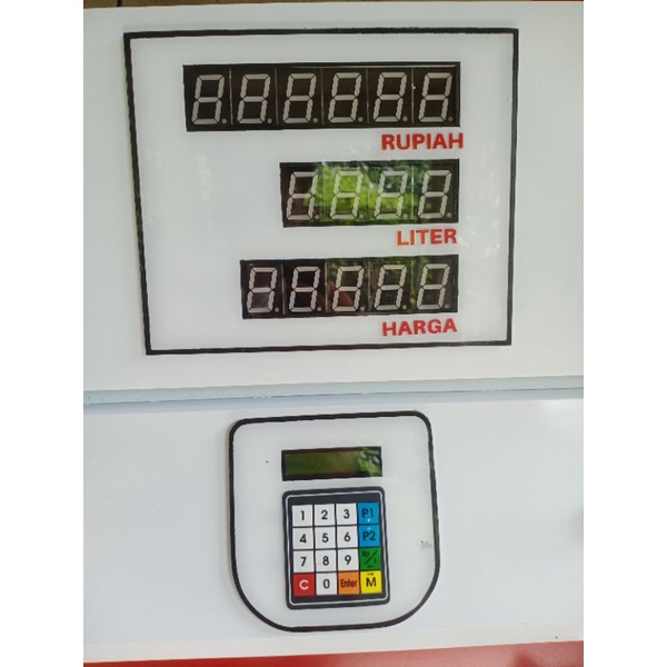 Jual keypad membran 4x4 sticker laminasi putih tombol pom mini | Shopee ...