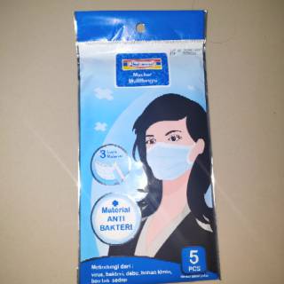Jual Masker Indomaret anti bakteri dan virus isi 5pcs Indonesia|Shopee ...